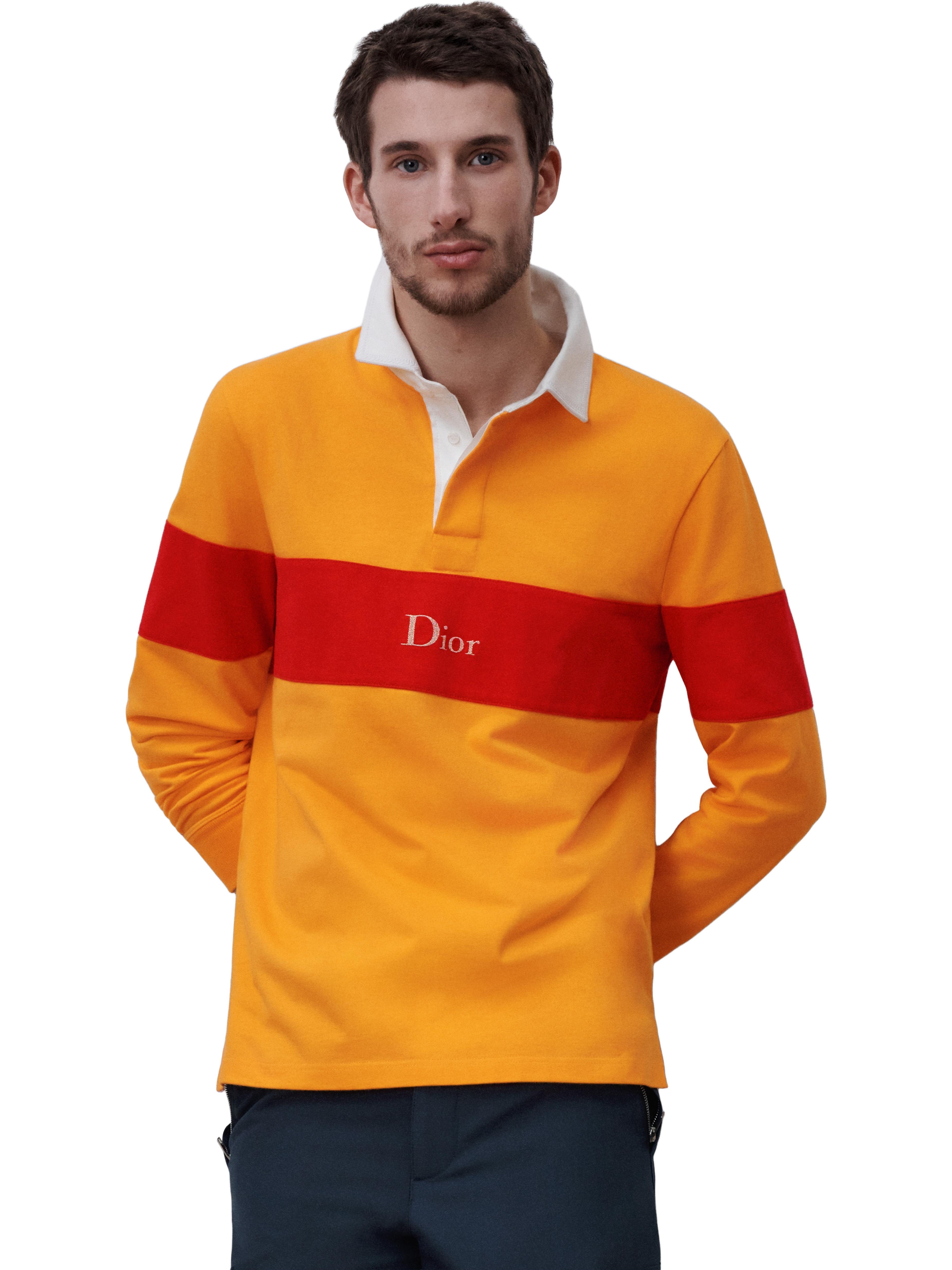 DIOR Long-Sleeved Rugby Shirt, Relaxed Fit